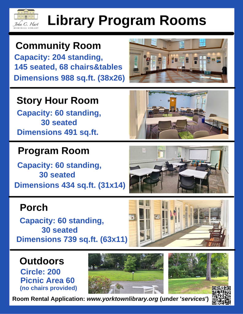 Room Rental Descriptions - John C. Hart Memorial Library